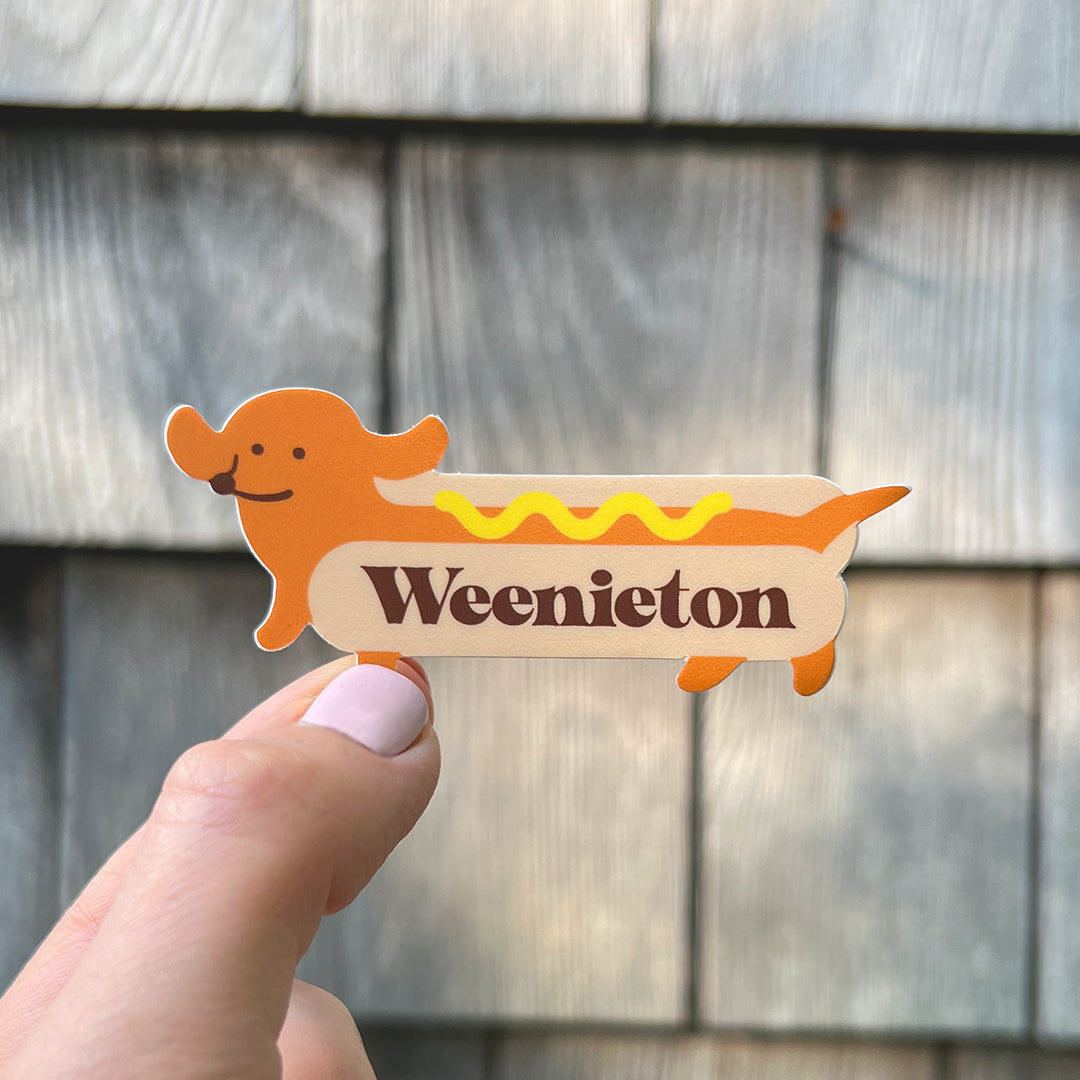 Weenieton Hot Dog | Sticker | Weenieton